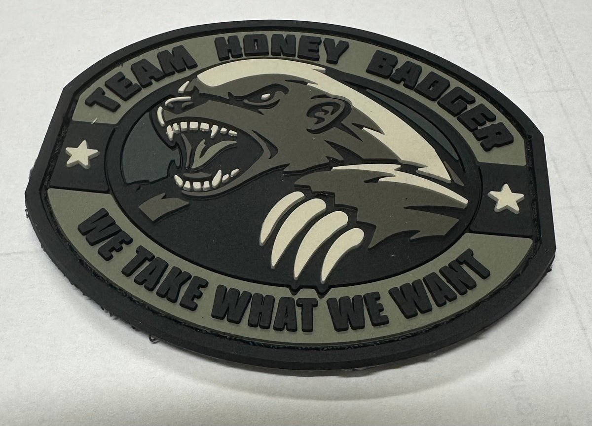 Team Honey Badger PVC Patch – K9 Tactical Gear