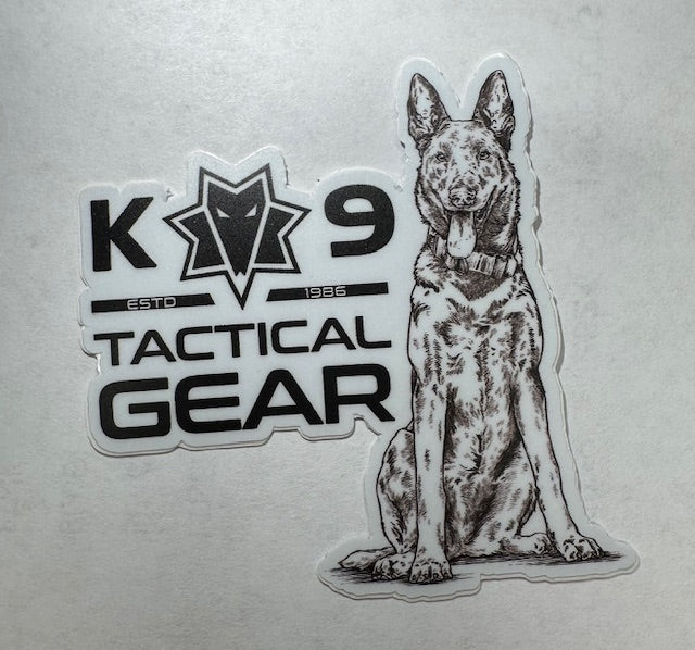 K9TG DOG STICKER – K9 Tactical Gear