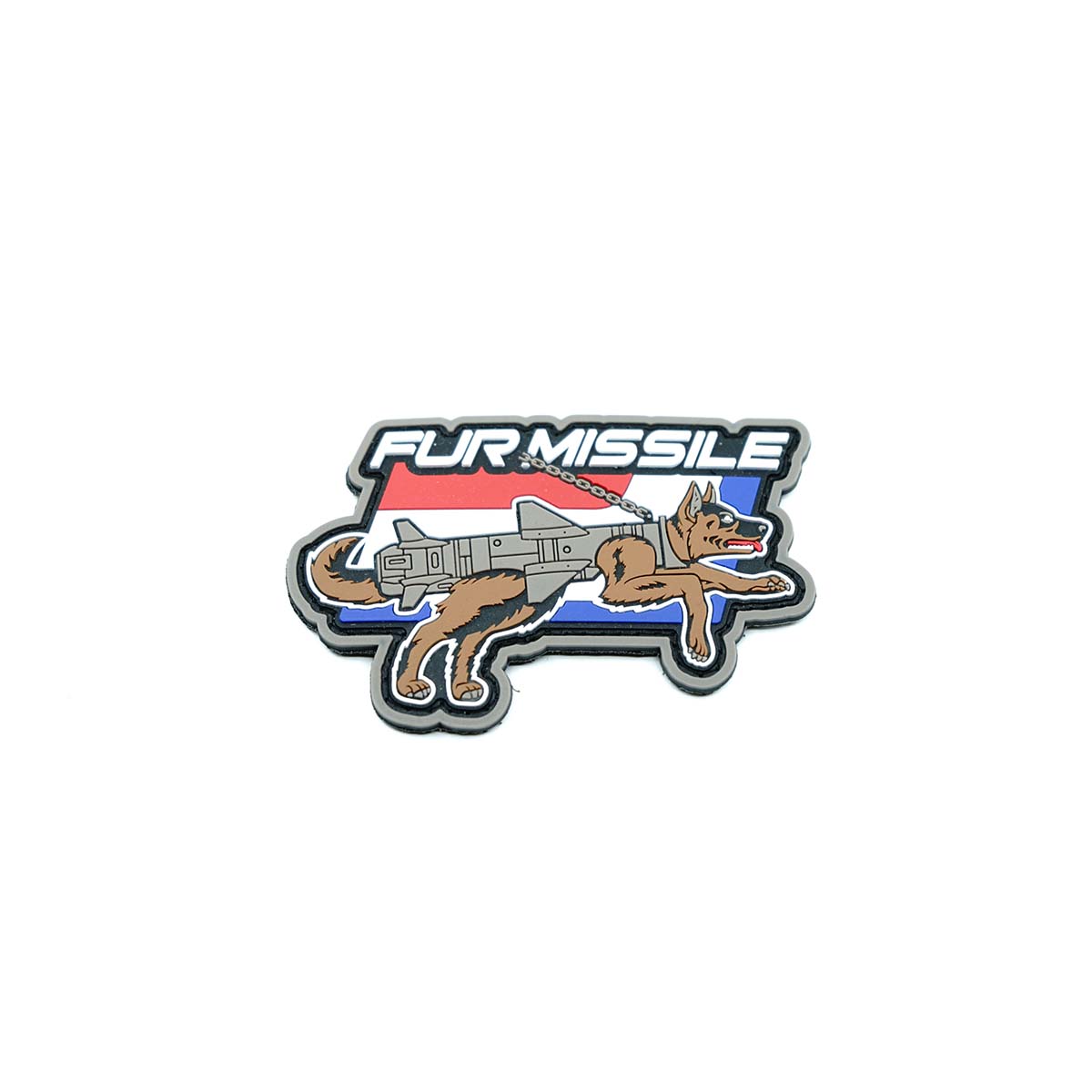 Fur Missle PVC Patch (multiple options) – K9 Tactical Gear